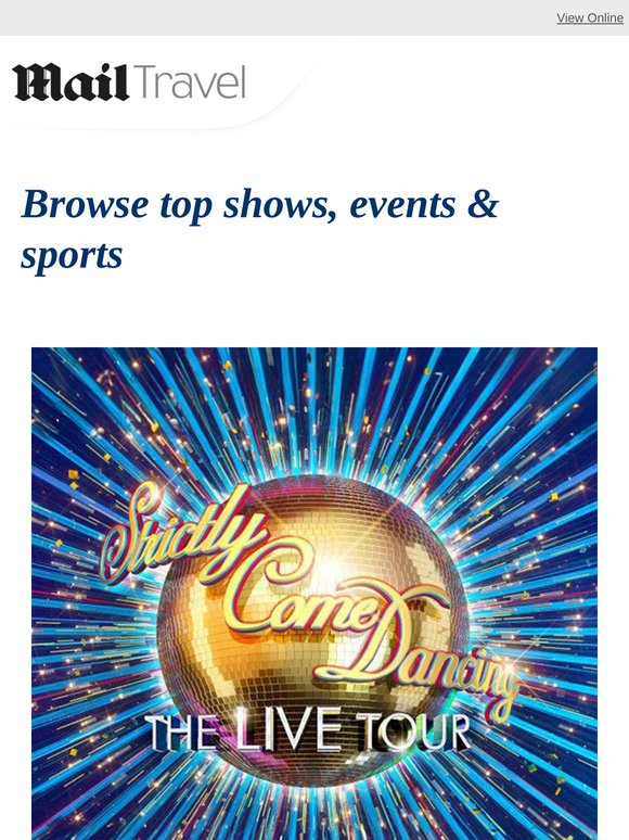 Daily Mail Experiences: Shows, events & sports - what one is for you ...