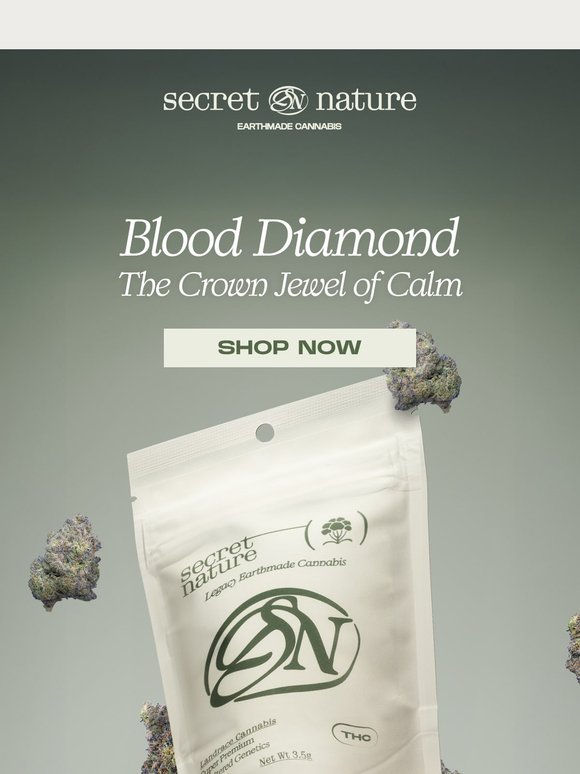 Secret Nature: Cut from Nature’s Finest: Blood Diamond THCA | Milled
