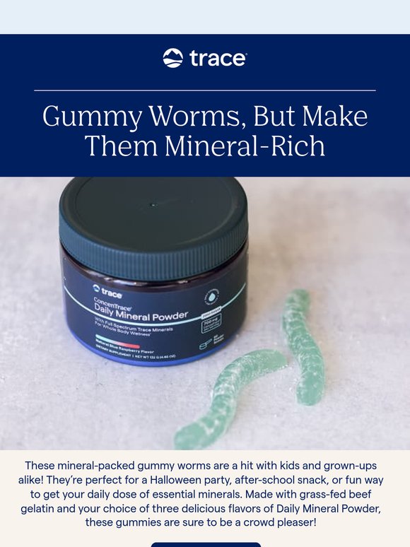 Trace Minerals: These Daily Mineral Powder Gummy Worms are Scary Good ...