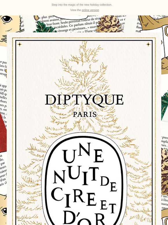 Diptyque: Diptyque’s holiday tale, “A Night of Wax and Gold” | Milled