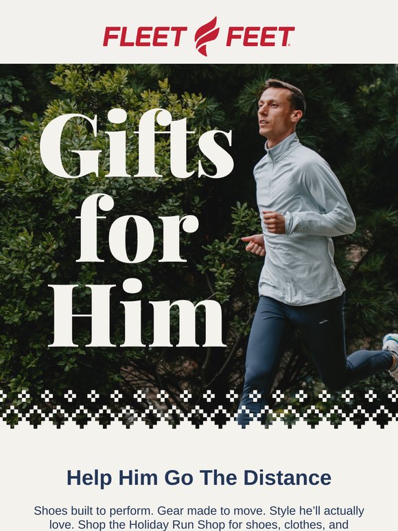 fleet feet: The gifts he'll actually use | Milled