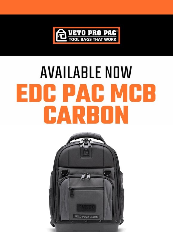 Veto Pro Pac: Available Now: The New EDC PAC MCB Carbon – Built to ...