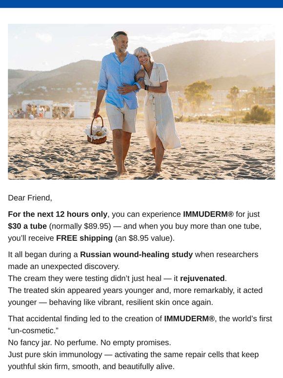 Immunocorp: $30 (Normally $89.95) — IMMUDERM, the Accidental Discovery ...
