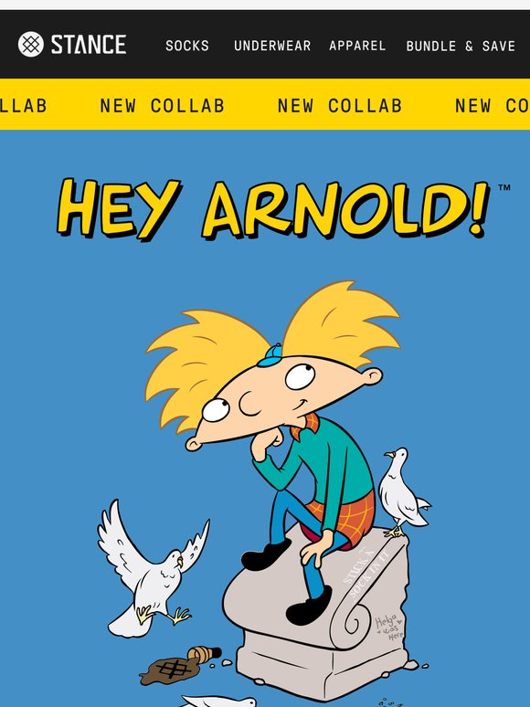Stance: NEW: Hey Arnold! x Stance Collection 👉 | Milled