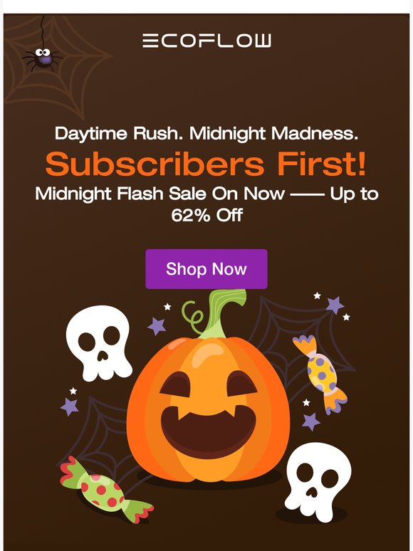 EcoFlow: 🎃 Your Early Pass to the Midnight Sale! | Milled