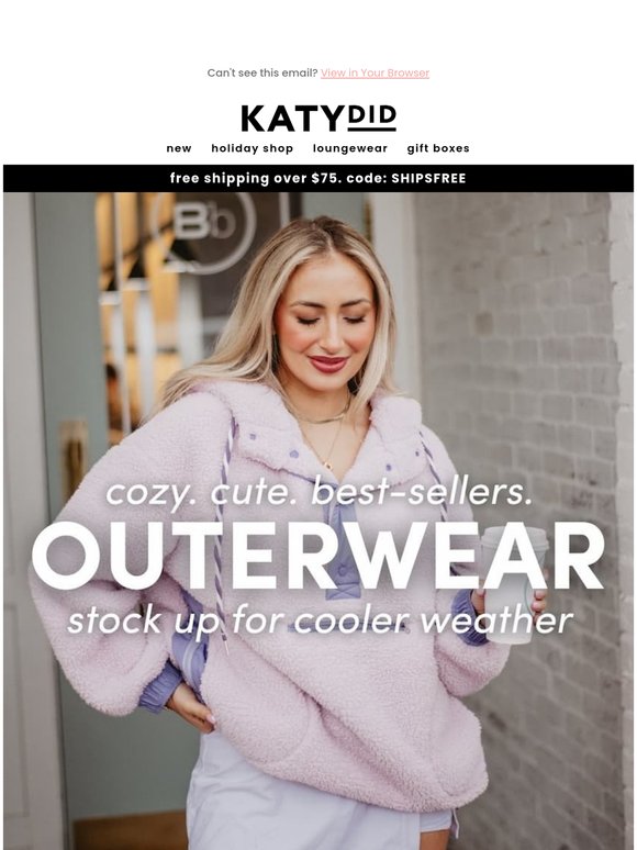 Katydid: Cozy Season = Cute Outerwear 💕 | Milled