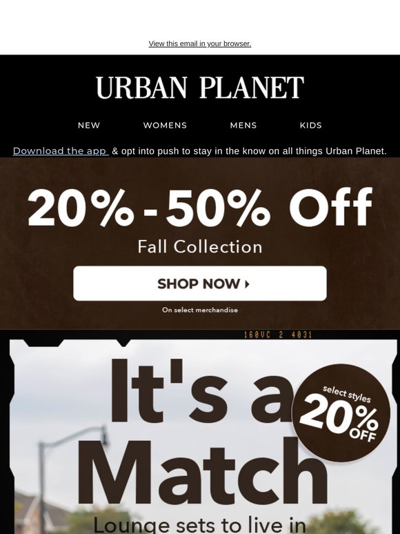 Urban Planet: Dress Code: Comfy & Coordinated🤩💅 | Milled