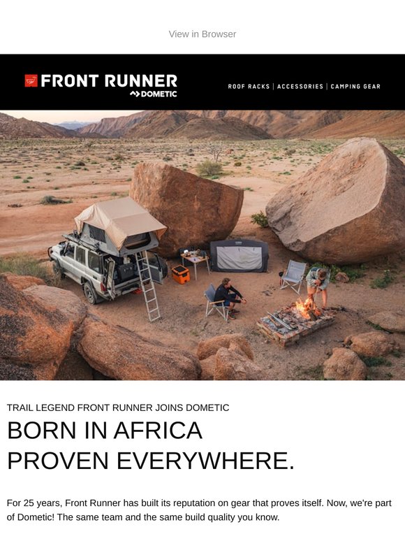 Front Runner Outfitters: Born rugged. Backed global. Front Runner joins ...