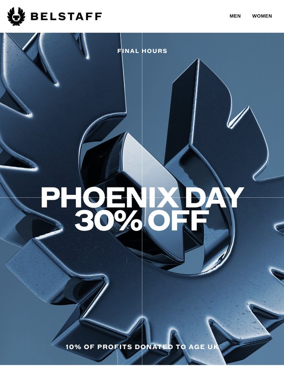 Belstaff: ENDING SOON: PHOENIX DAY | Milled