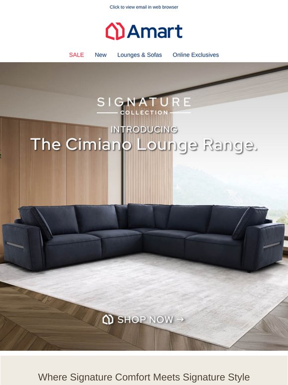 Amart: New to Our Signature Collection | Milled