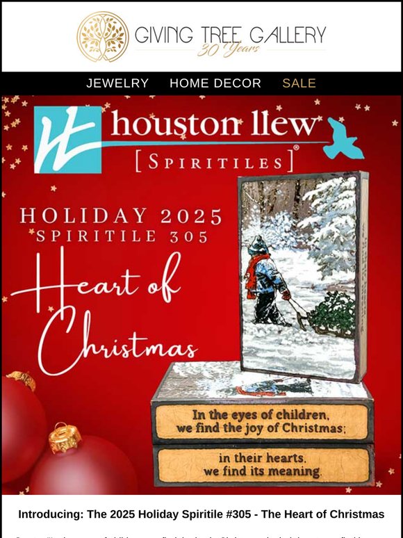 The Giving Tree Gallery: Houston Llew’s 2025 Holiday Spiritile Revealed ...