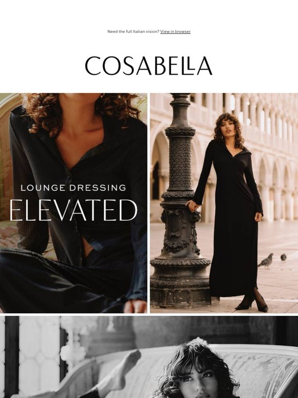 Cosabella: A Sanctuary of Softness: Meet Your Most Luxurious Loungewear ...