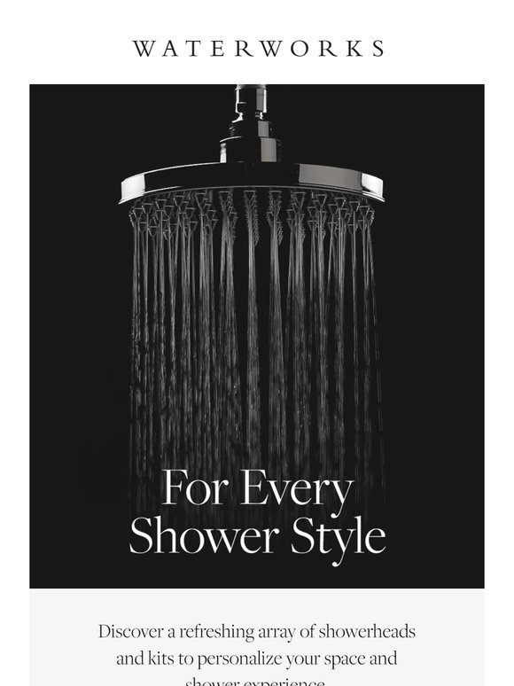 Waterworks: Shower Style | Milled