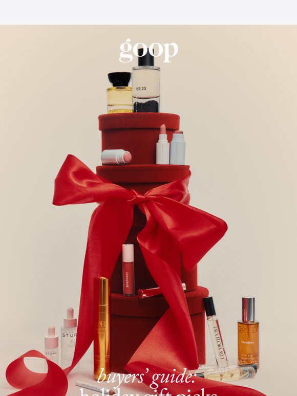 Goop: buyers’ guide: holiday gift picks | Milled