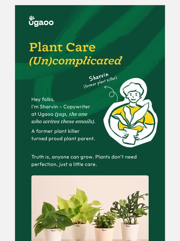Ugaoo: Honest confession: I was a SERIAL plant KiLLeR🌹 | Milled