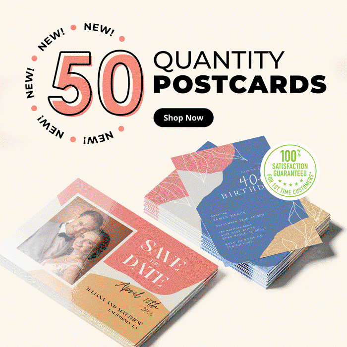 GotPrint: NEW: 50 QTY Postcards | Milled