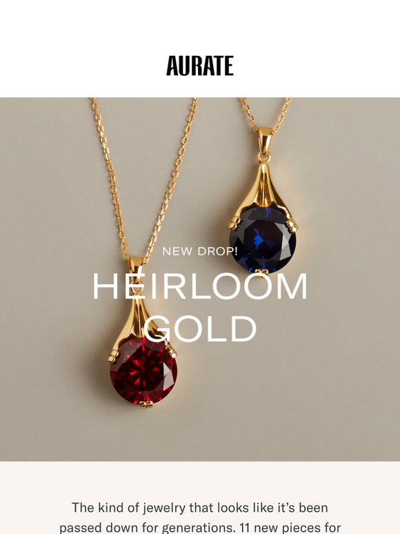 Aurate: Introducing Heirloom Gold | Milled