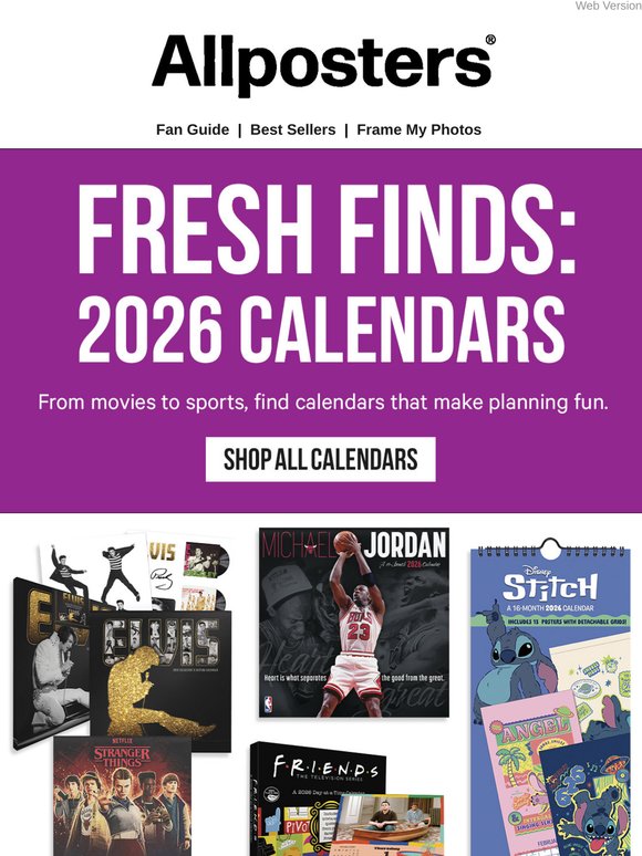 AllPosters: Your 2026 Plans, But Make Them Stylish | Milled