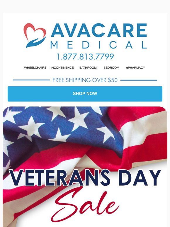 AvaCare Medical: Honoring Heroes: Our Veterans Day Sale Starts Now ...