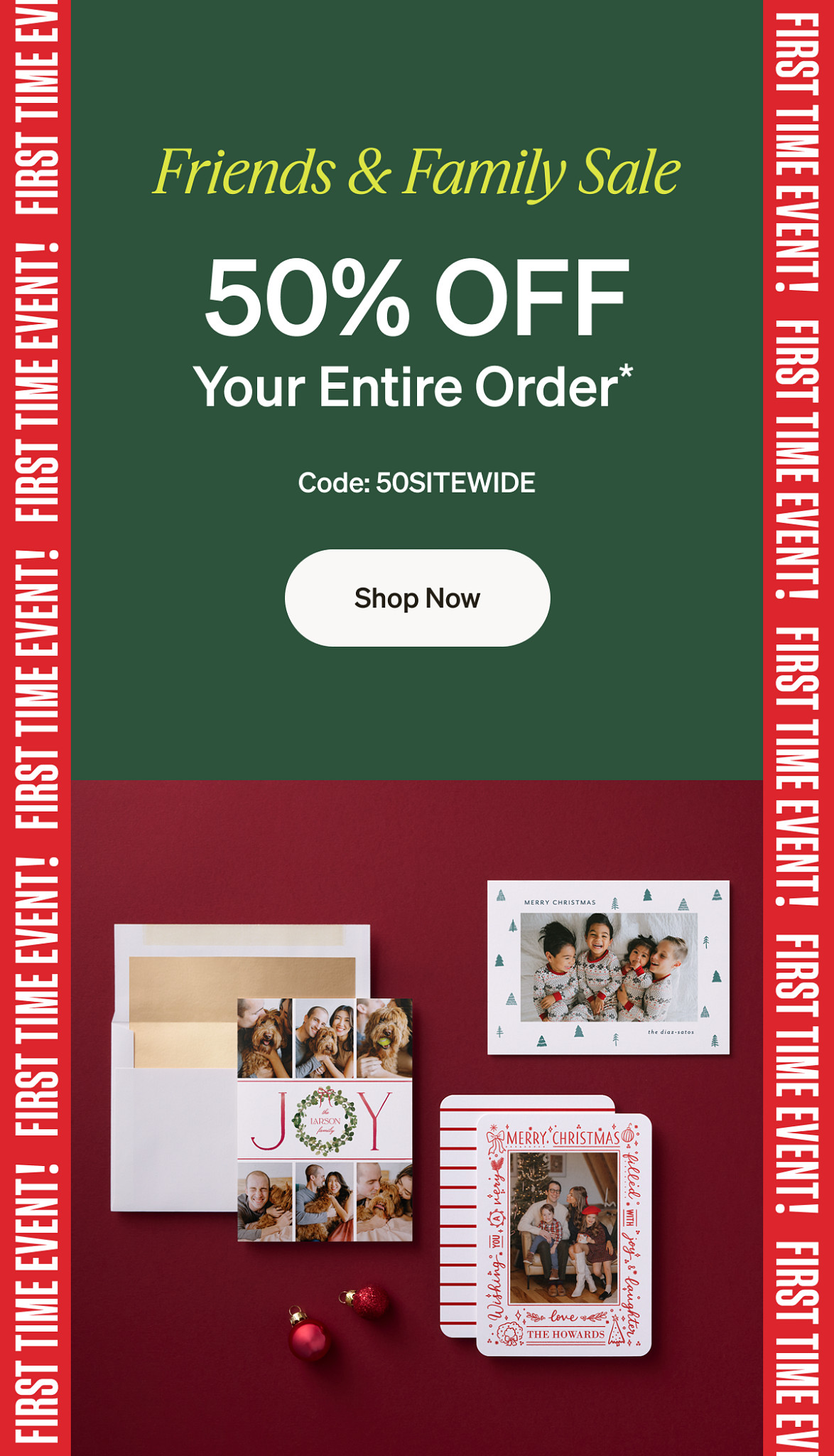 Shutterfly: Enjoy 50% off your entire order with our 1st ever Friends ...