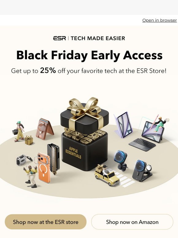 ESR Tech: Gift Smarter This Black Friday – Top Tech Deals Await | ESR ...