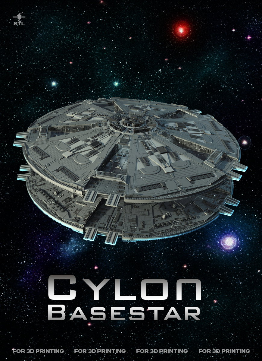 Gambody: 🛸 Sci-Fi History: Add the 1978 Cylon Basestar STL to Your ...