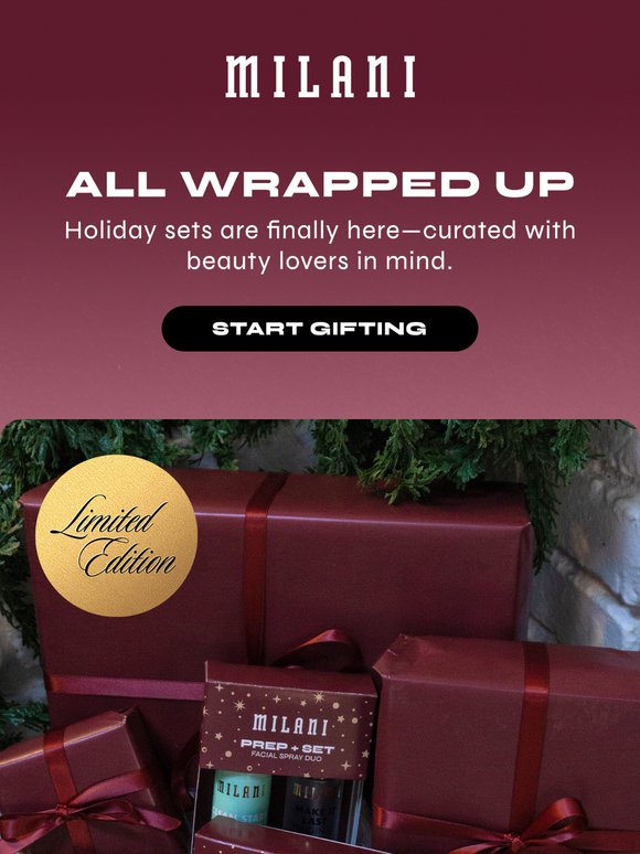 Milani Cosmetics: Holiday sets are here! | Milled
