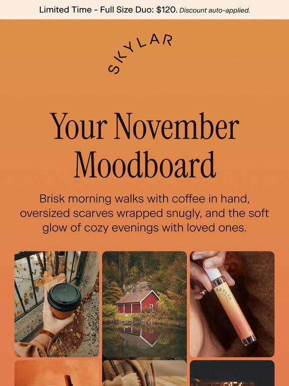 Skylar: Your November Moodboard Is Here 🍂 | Milled