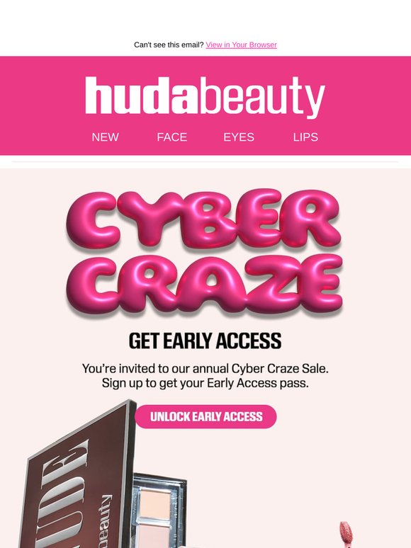 Huda Beauty: Cyber Craze Early Access Opens Soon! 👀 | Milled