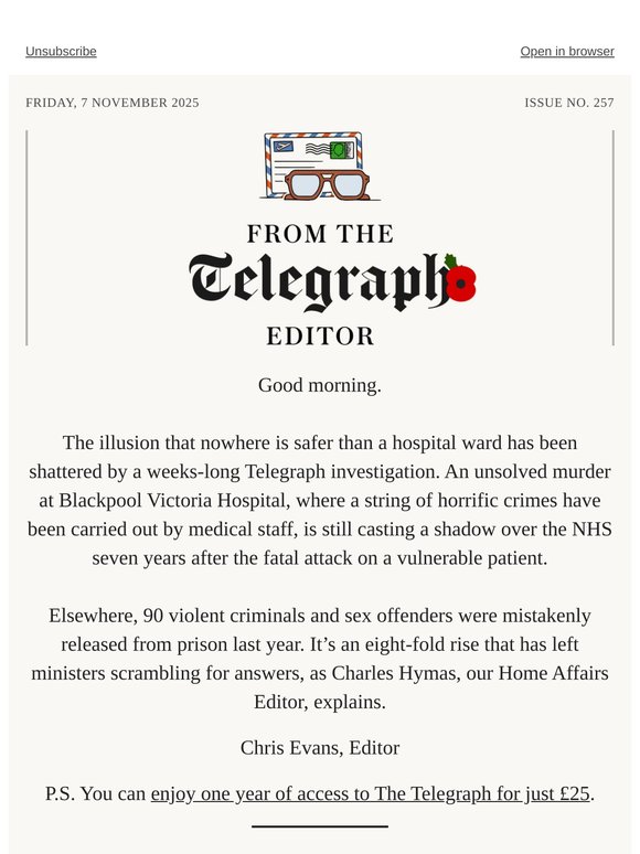 The Telegraph: Unsolved murder at NHS horror hospital | Milled