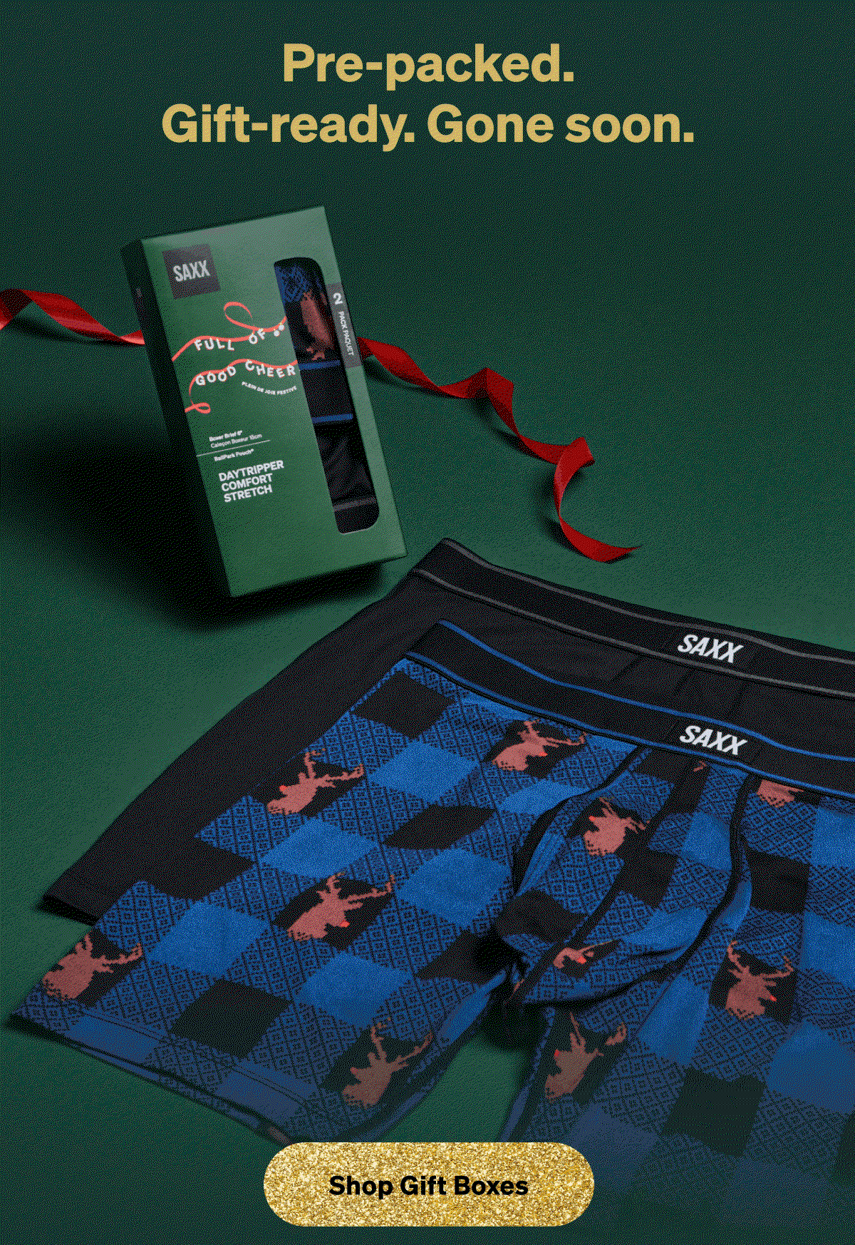 SAXX: Limited-Edition Gift Boxes that do the Heavy Lifting 🎄 | Milled