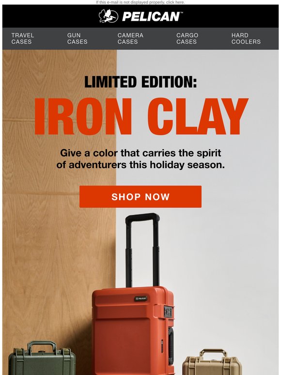 Pelican Products: Iron Clay: The Color of the Season | Milled