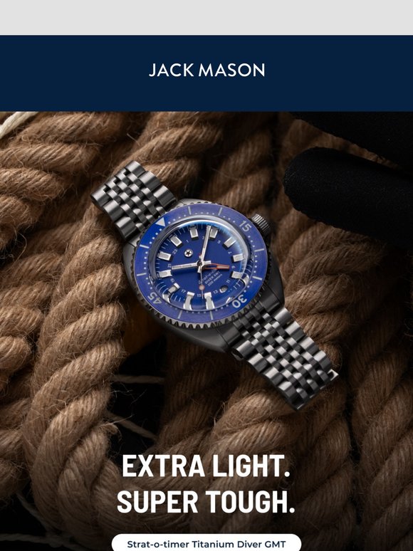Jack Mason: Titanium Tough. Lighter Than Steel. | Milled