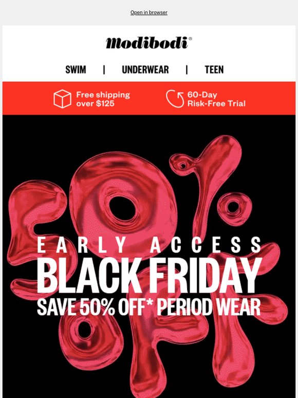 Modibodi: Early Access | Upgrade your next cycle | Milled