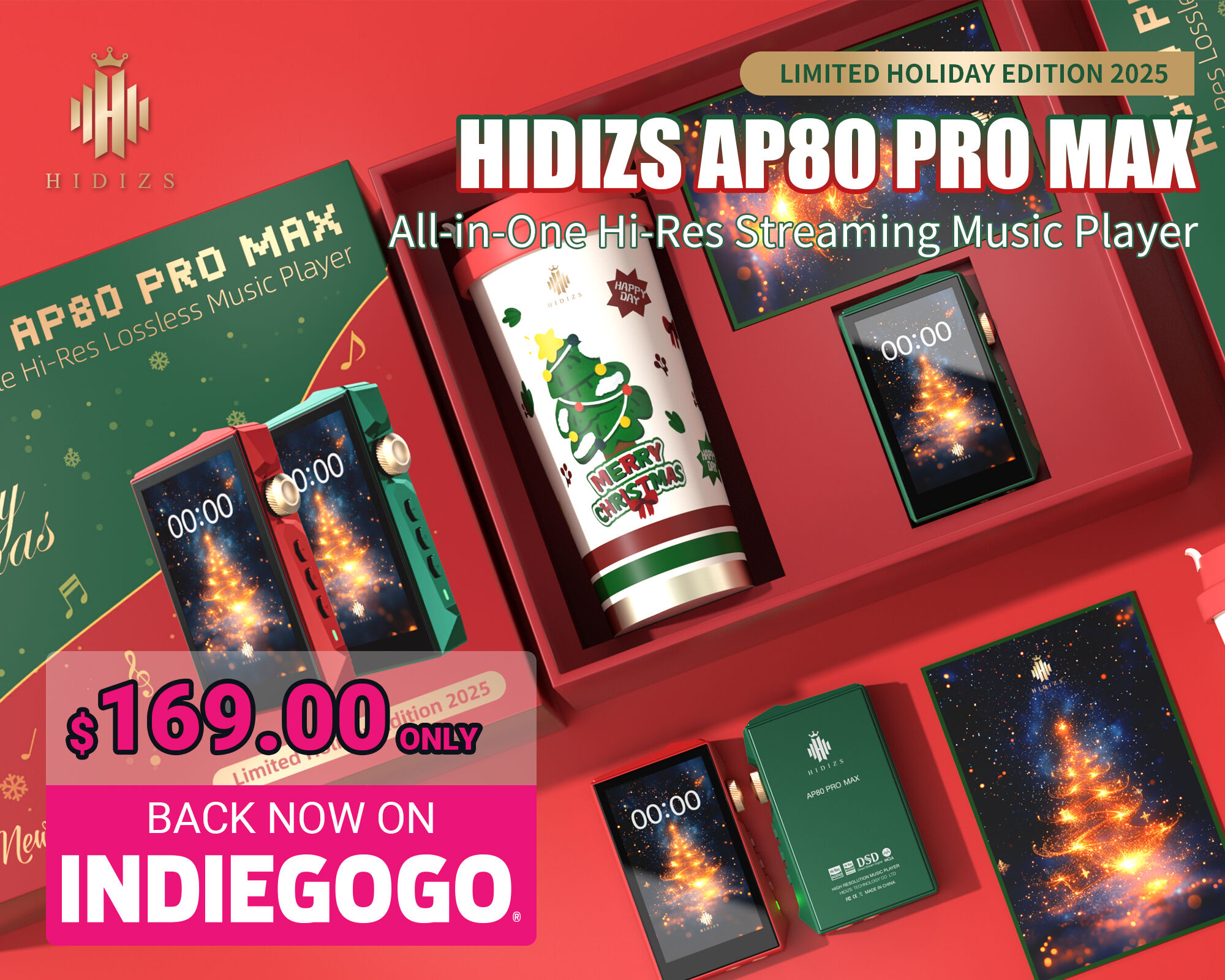 Hidizs: AP80 PRO MAX Avalibale Now on Indiegogo | Milled