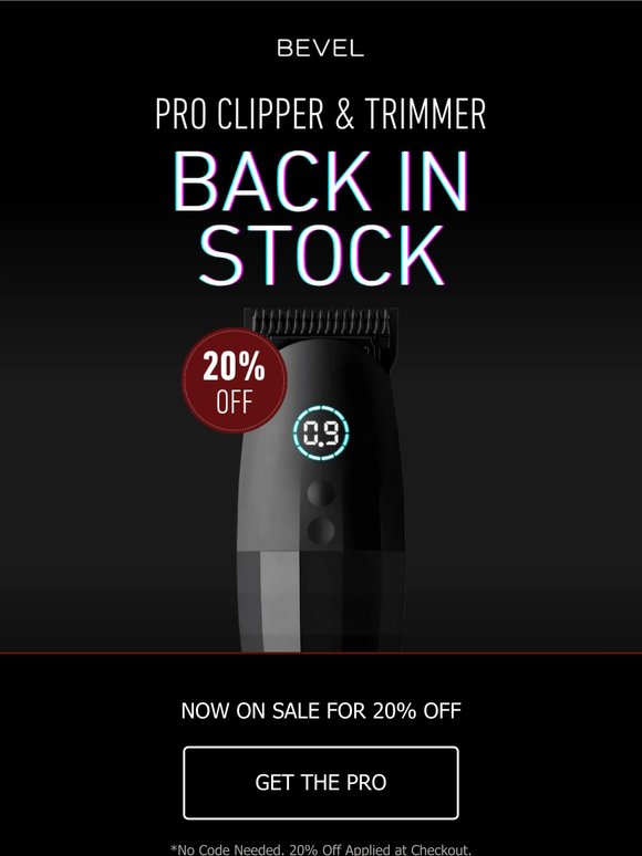 Bevel: The Bevel Pro Is Back — 20% Off for a Limited Time | Milled