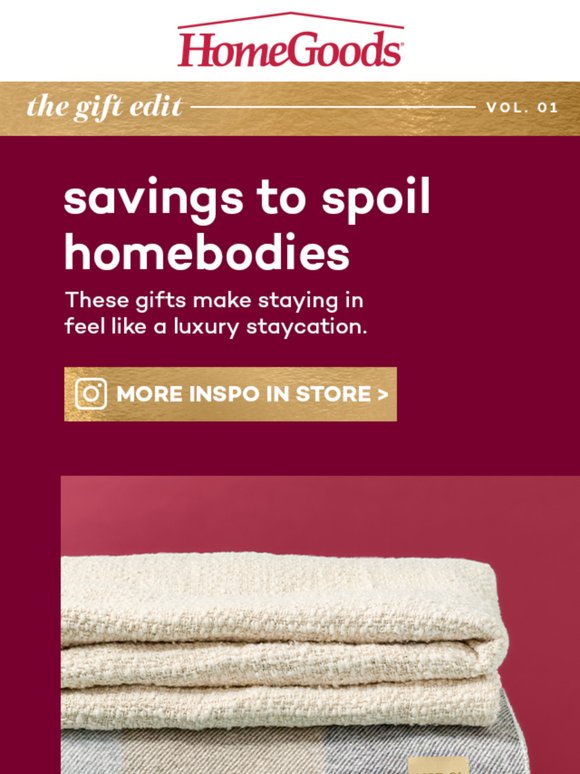 HomeGoods: INTRODUCING: The Gift Edit Vol. 01 | Milled