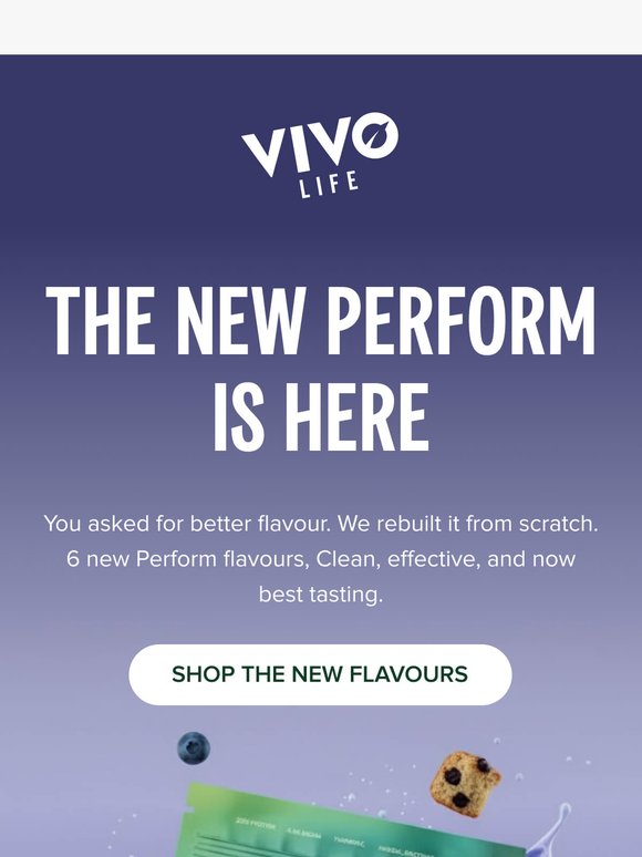 Vivo Life: Meet the 6 new Perform flavours 🍓 | Milled