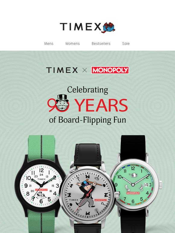 Timex: Timex x Monopoly | Celebrating 90 Years of Board-Flipping Fun ...
