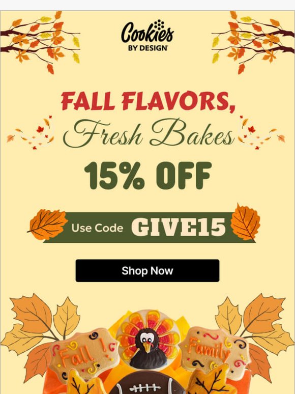 Cookies by Design: Celebrate fall with cookies everyone loves 🍪 | Milled