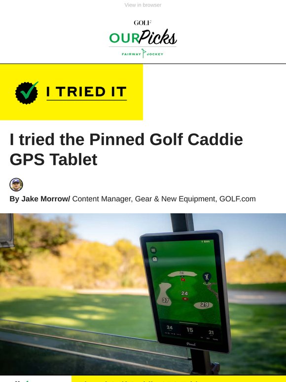 GOLF: I tried Pinned Golf’s ‘Caddie’ GPS (And it's $50 off) | Milled