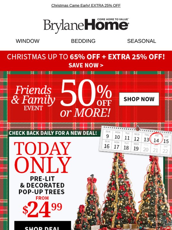 Brylane Home: It’s Official! Our Tree Farm Is Open | Milled
