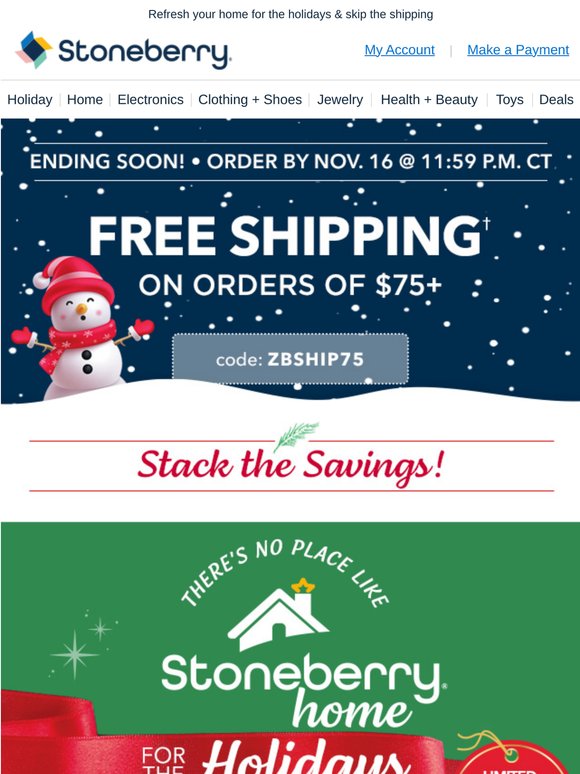 Stoneberry: Savings You'll Want To Snuggle Up With | Milled