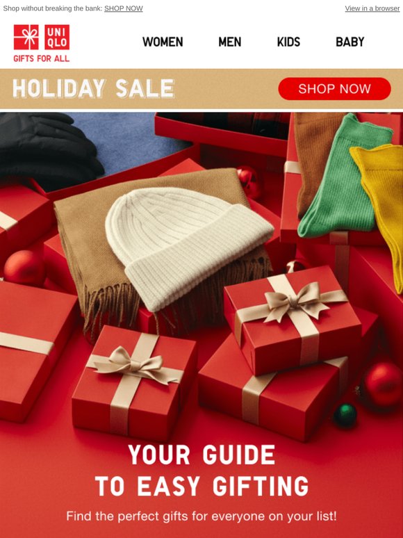 UNIQLO: Everyone's favorite gifts under $50 | Milled