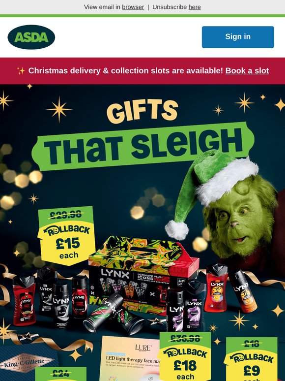 Asda George: Santa’s sleigh is on its way! | Milled
