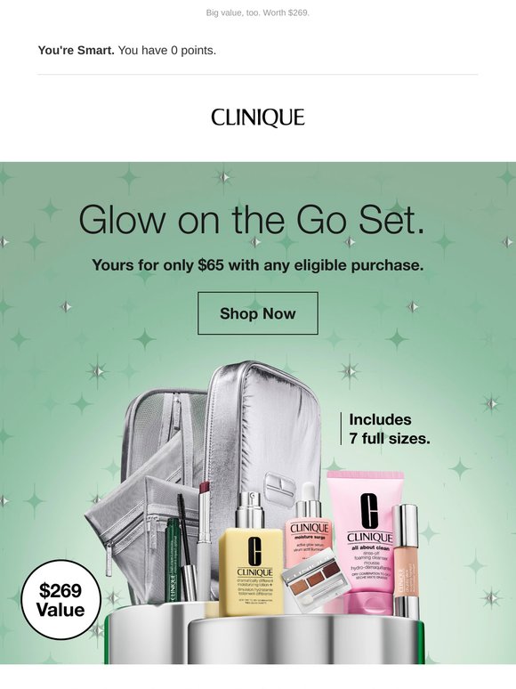 Clinique: 7 full-size favorites 🎁 One BIG Gift. | Milled