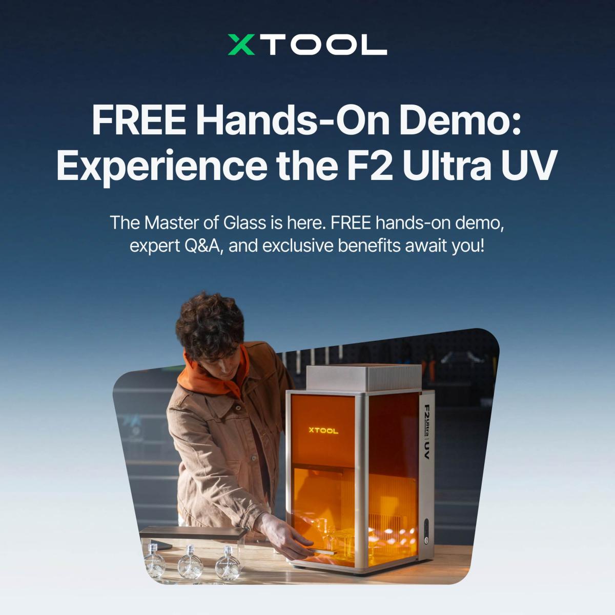 xTool: Meet F2 Ultra UV Live — Your Free Demo Awaits | Milled