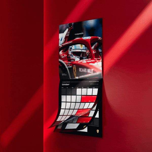 Automobilist: The Official 2026 Ferrari Wall Calendar Has Arrived | Milled