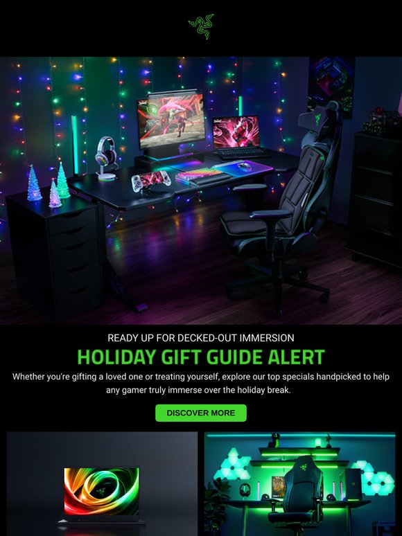 Razer: 🎁Our Top 4 Festive Picks for the Ultimate Immersive Setup | Milled