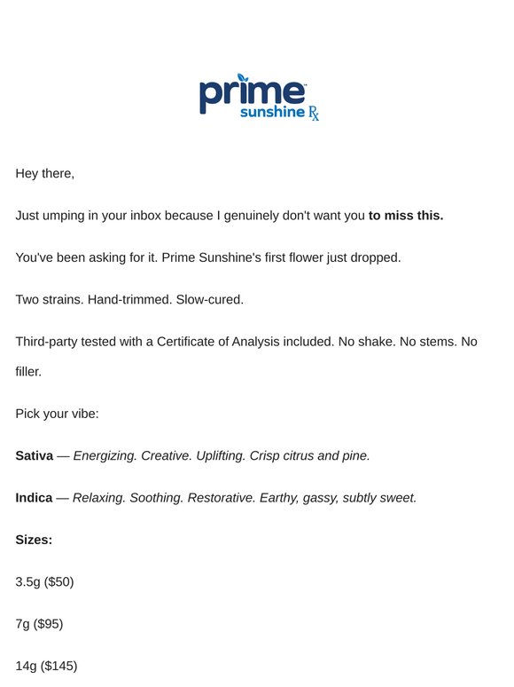 Prime Sunshine: Prime Sunshine's first flower (and why we waited) | Milled